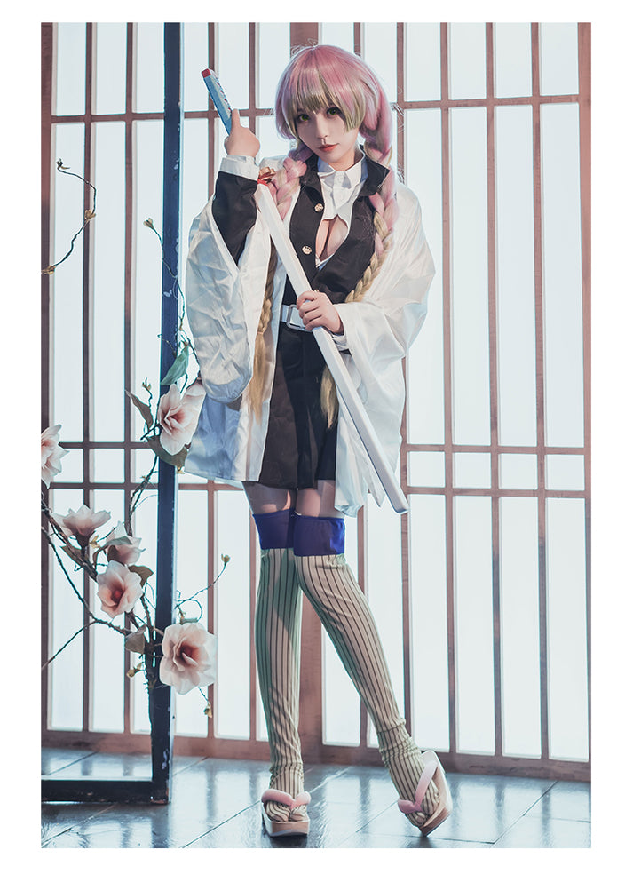 【Kimetsu No Yaiba】Kanroji Mitsuri Cosplay Costume Full Set – moecosplay