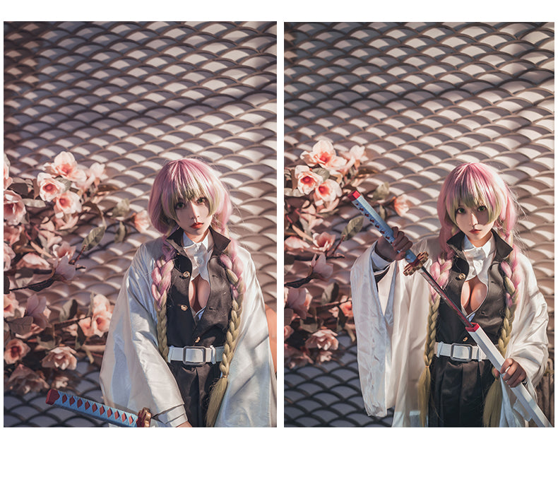 【Kimetsu No Yaiba】Kanroji Mitsuri Cosplay Costume Full Set – moecosplay