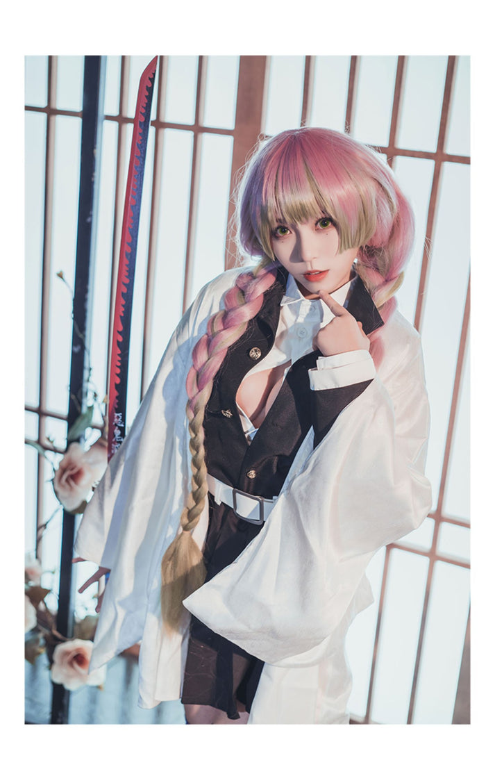 【Kimetsu No Yaiba】Kanroji Mitsuri Cosplay Costume Full Set – moecosplay