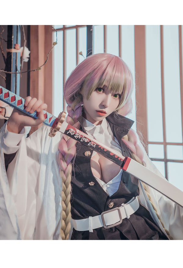 【Kimetsu No Yaiba】Kanroji Mitsuri Cosplay Costume Full Set – moecosplay