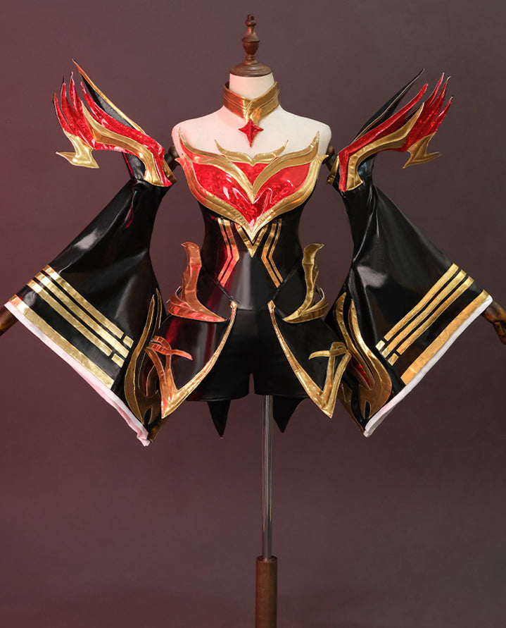 【League of Legends】Immortalized Ahri Cosplay Costume Full Set – moecosplay
